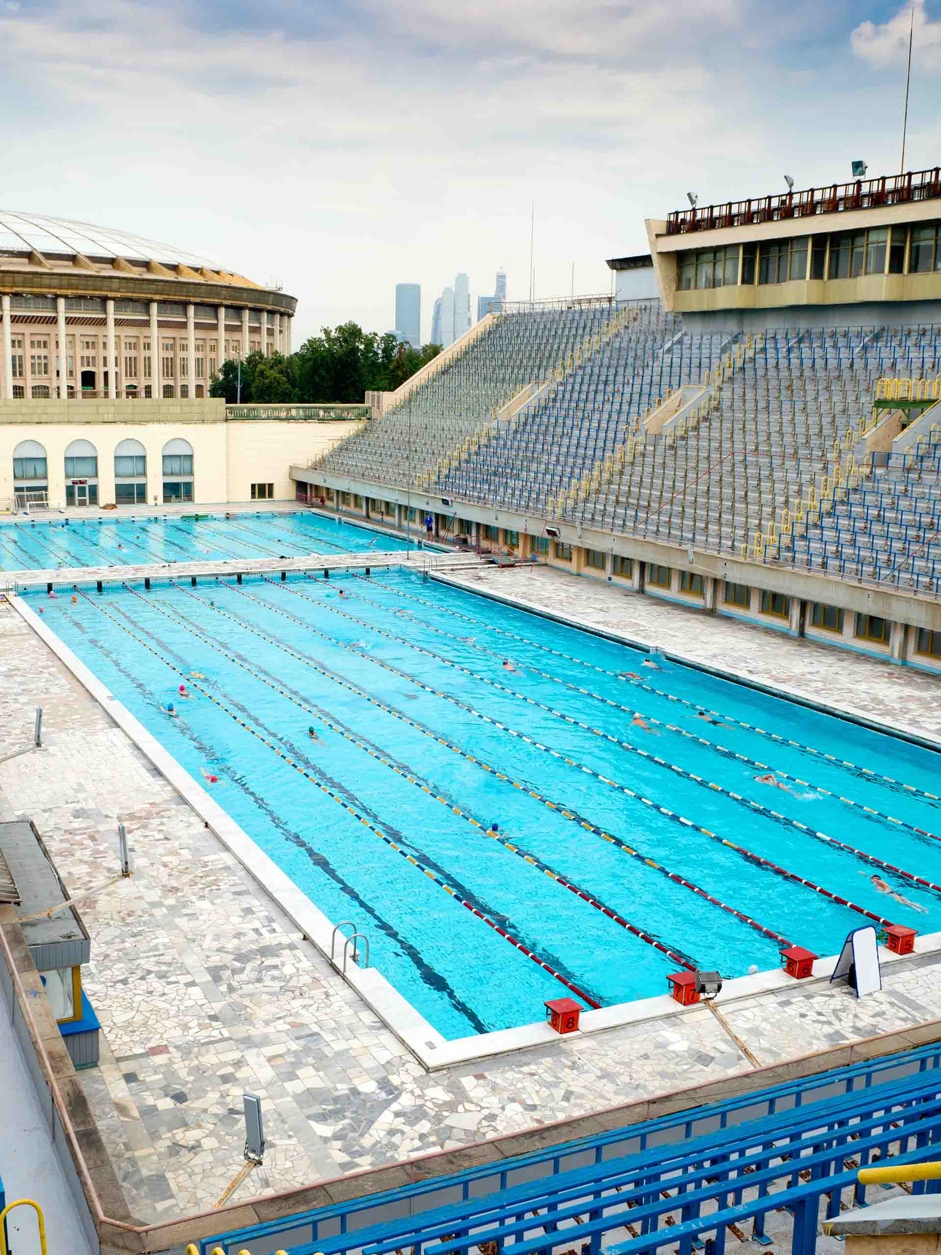 Olympic Swimming Pool Construction - Saunadekor